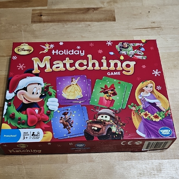 Disney | Toys | 3 For Disney Holiday Matching Memory Game | Poshmark